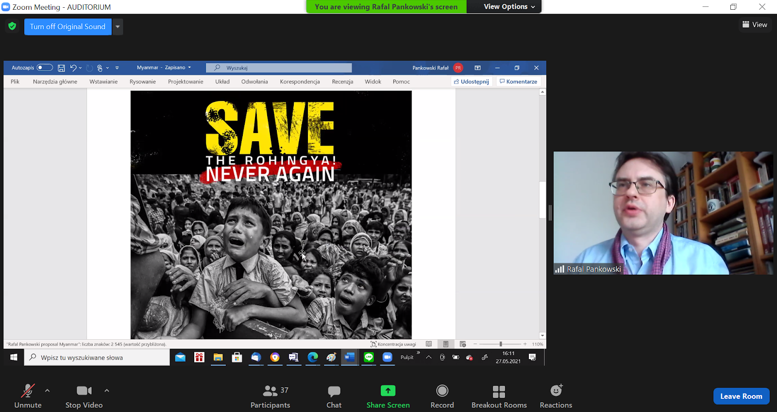 ‘NEVER AGAIN’: SOLIDARITY WITH HUMAN RIGHTS ACTIVISTS IN MYANMAR ...